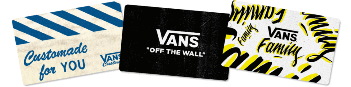 Online Gift Cards | Virtural GIft Vouchers | Vans US