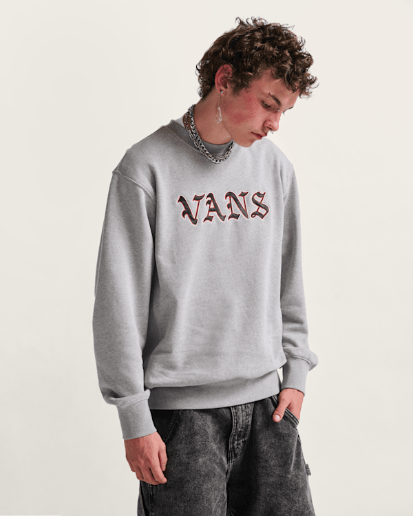 Original Standards Ye Olde Vans Crew Sweatshirt in Heather Original Standards Ye Olde Vans Crew Sweatshirt in Heather