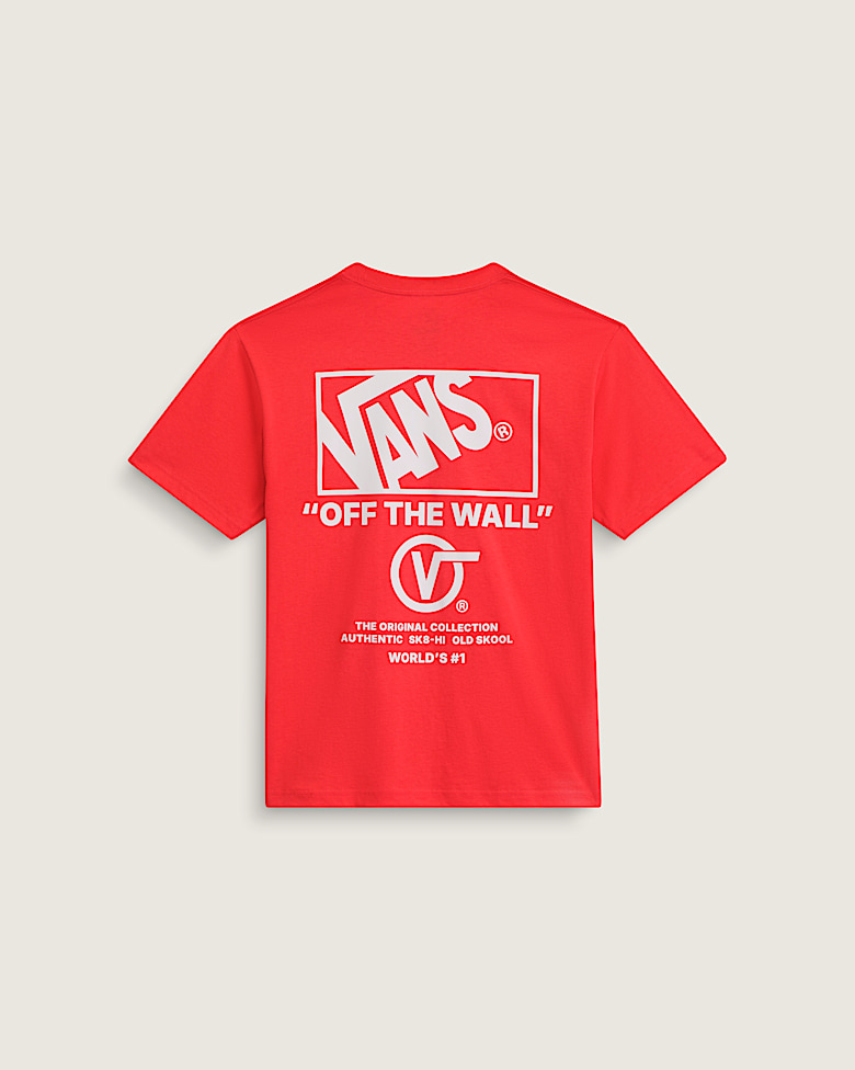 vans red tshirt