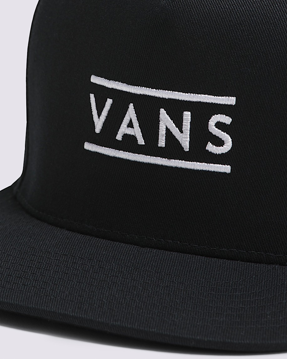 Half Box Snapback Hat in Black | Vans