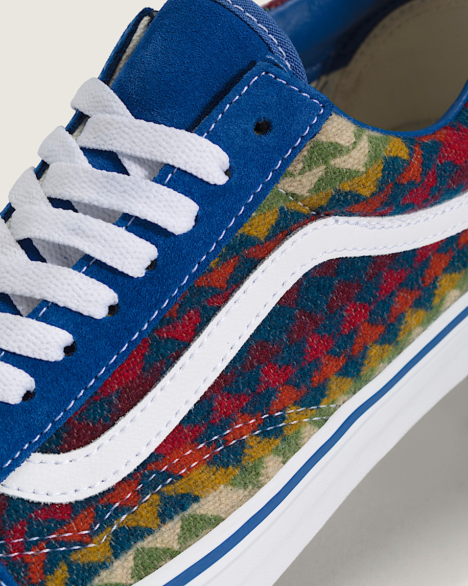 Van Doren Approved X All Nations Old Skool Shoe in Blue | Vans