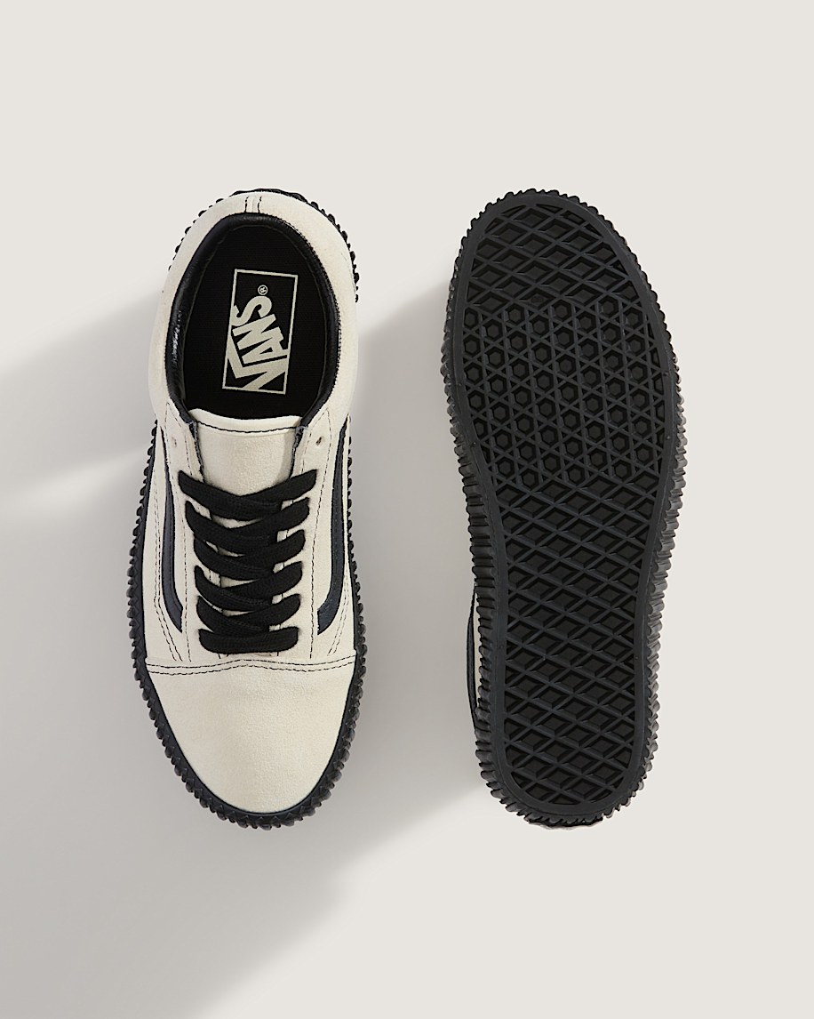 Old Skool Creeper Shoe in Off White / Black | Vans