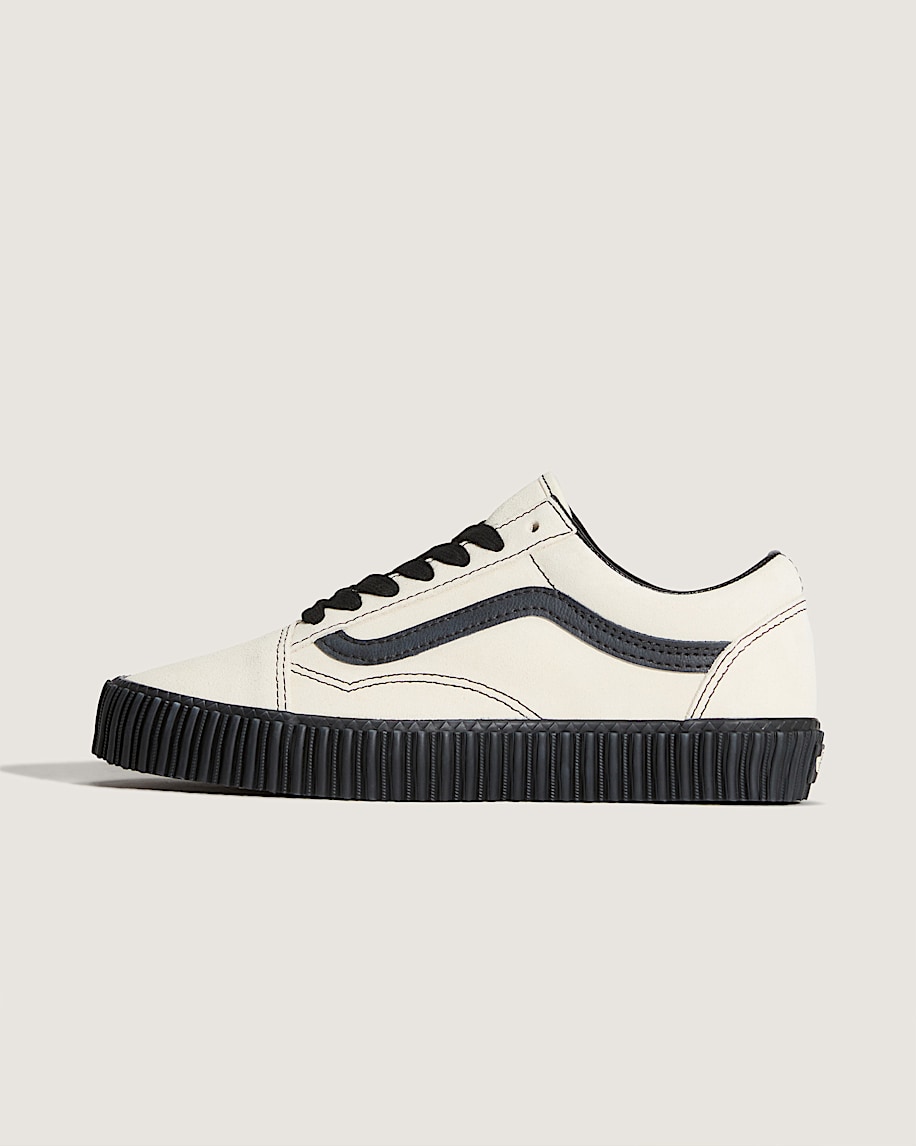 Old Skool Creeper Shoe in Off White / Black | Vans