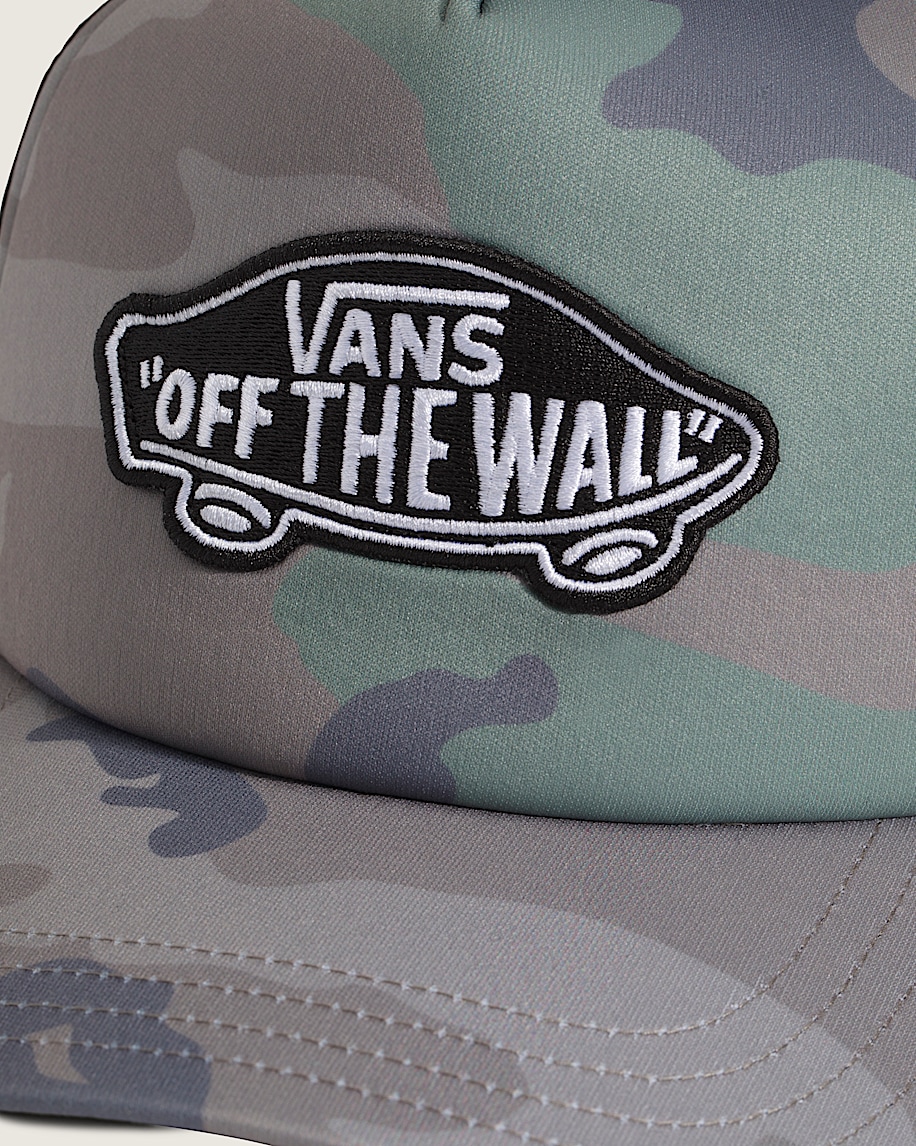 Classic Patch Trucker Hat in Vintage Camo Black | Vans
