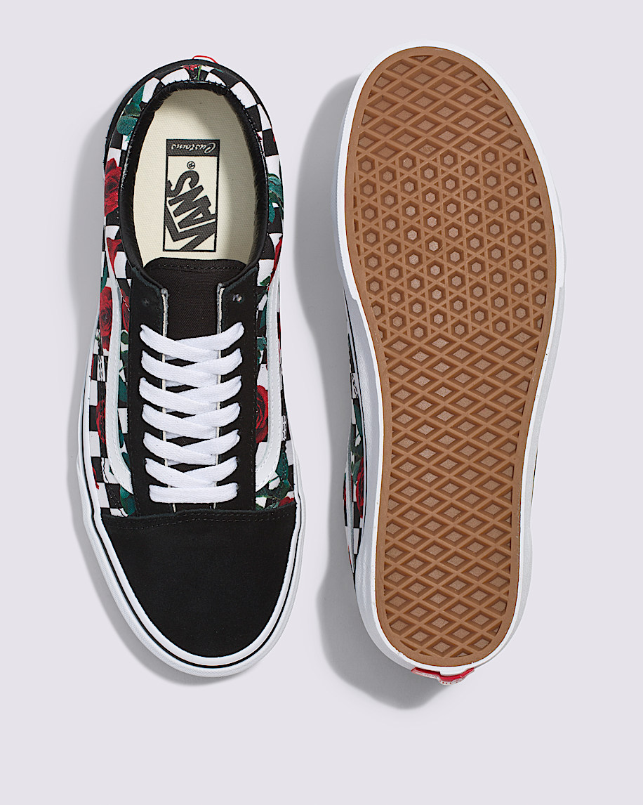 Customs Checkerboard Roses Old Skool in Customs | Vans Canada