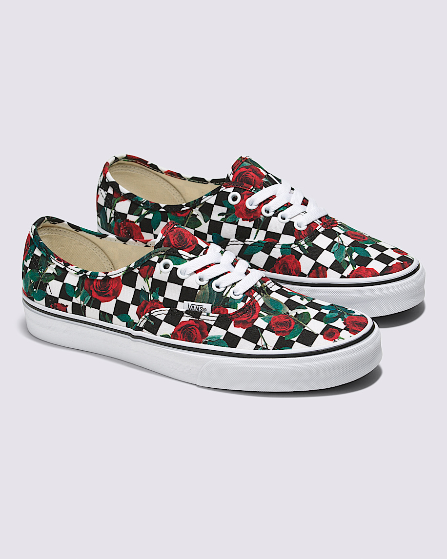 Customs Checkerboard Roses Authentic in Customs | Vans