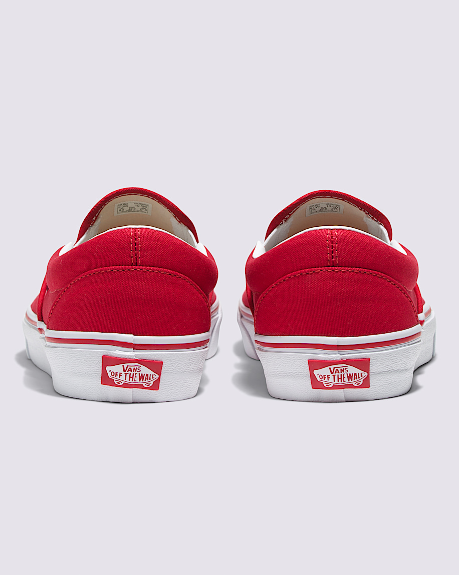 Customs Racing Red Slip-On Wide in Customs | Vans