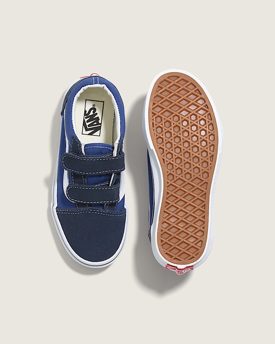 Vans | Kids Old Skool V Navy/True White Shoes | Vans