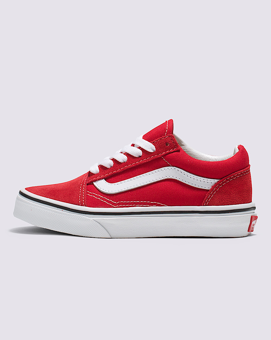 Vans | Kids Old Skool Racing Red/True White Shoes