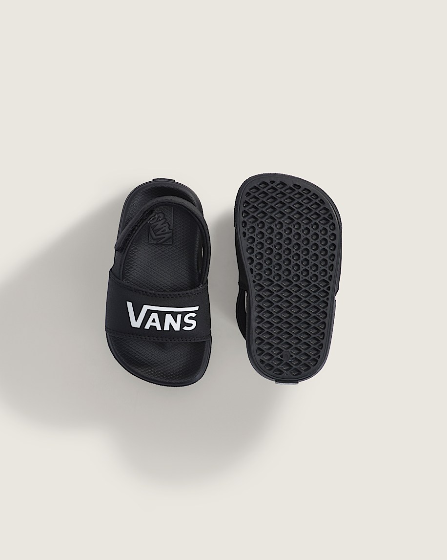 Toddler La Costa Slide-On V Sandal en Black | Vans CA