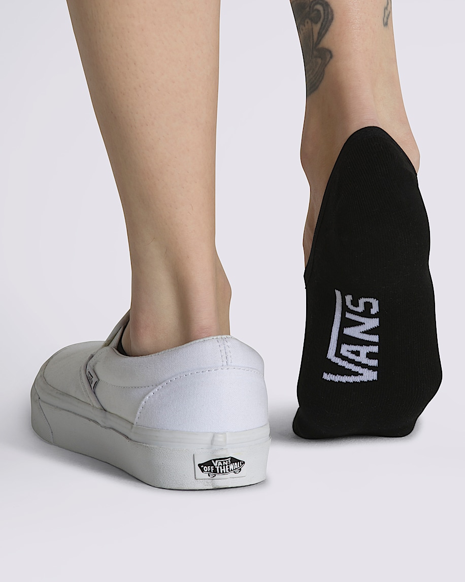 Kids Classic Canoodle Socks 3-Pack en Black / White | Vans CA