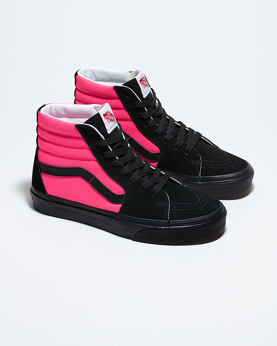 Customs Neon Pink Sk8-Hi Wide in Customs | Vans