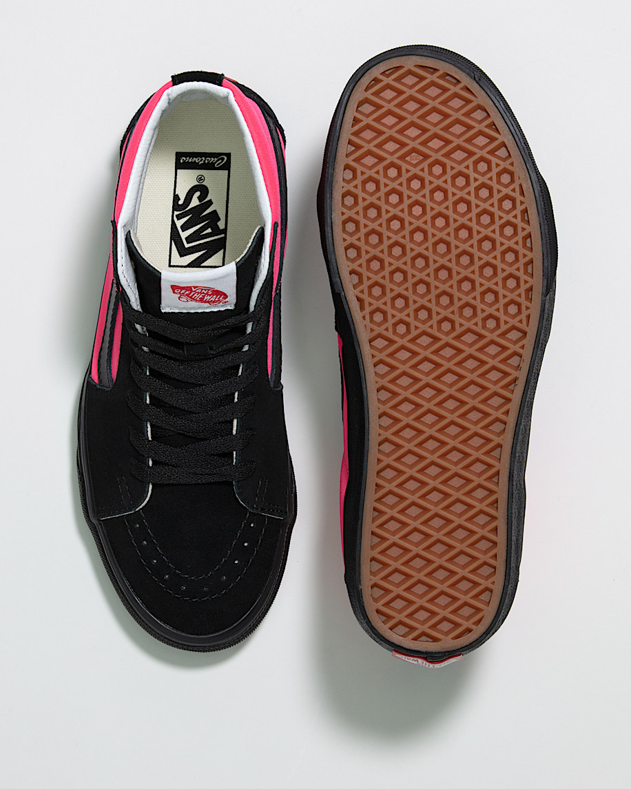 Customs Neon Pink Sk8-Hi Wide in Customs | Vans