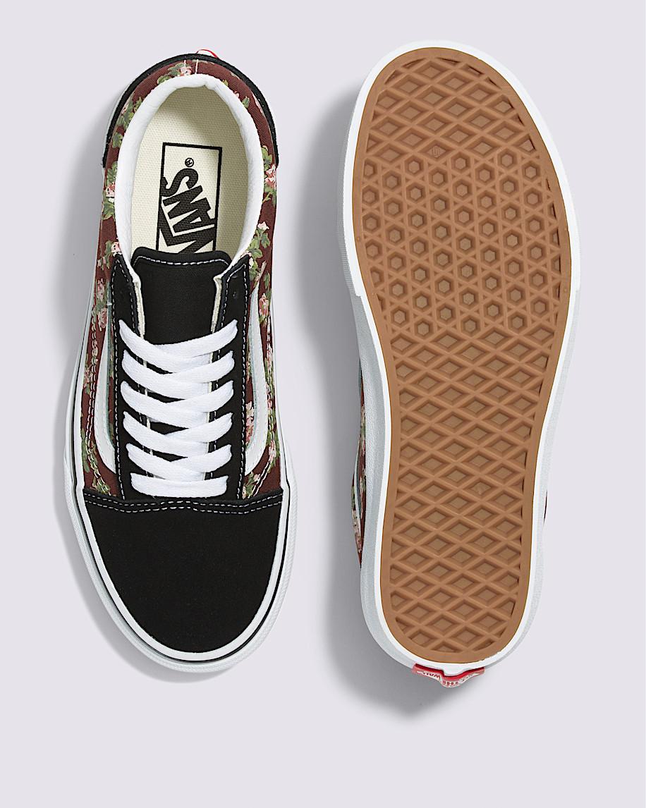 Old Skool Wallflower Floral Shoe in Bitter Chocolate | Vans