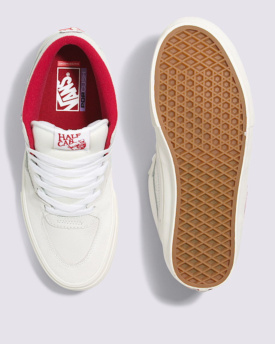 Skate Half Cab Vintage Sport Shoe in White / Red | Vans Skate Half Cab Vintage Sport Shoe in White / Red | Vans
