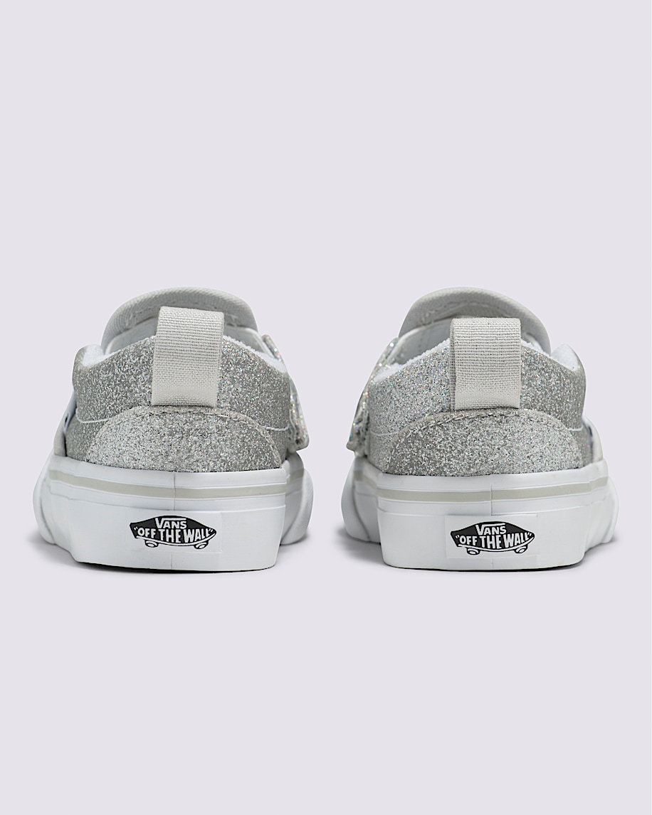 Toddler Classic Slip-On V Shoe in Silver Grey | Vans