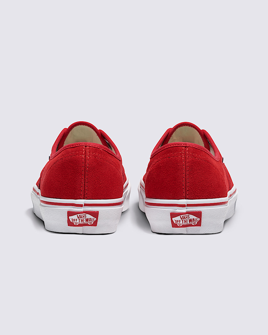 Customs Elevated Racing Red Suede Authentic Shoe in Customs | Vans