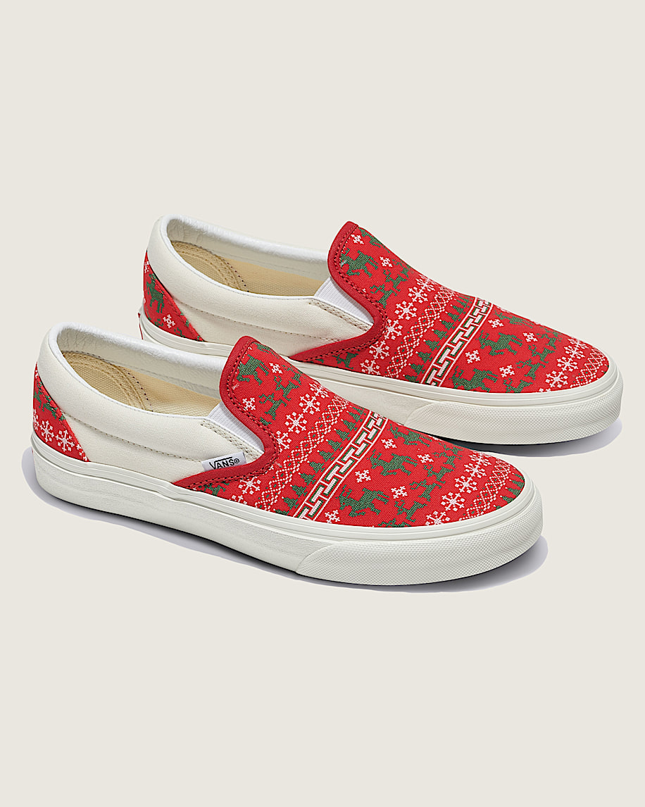 Customs Red Fair Isle Slip-On in Customs | Vans Canada