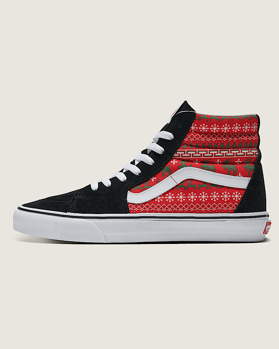 Customs Red Fair Isle Sk8-Hi in Customs | Vans Canada