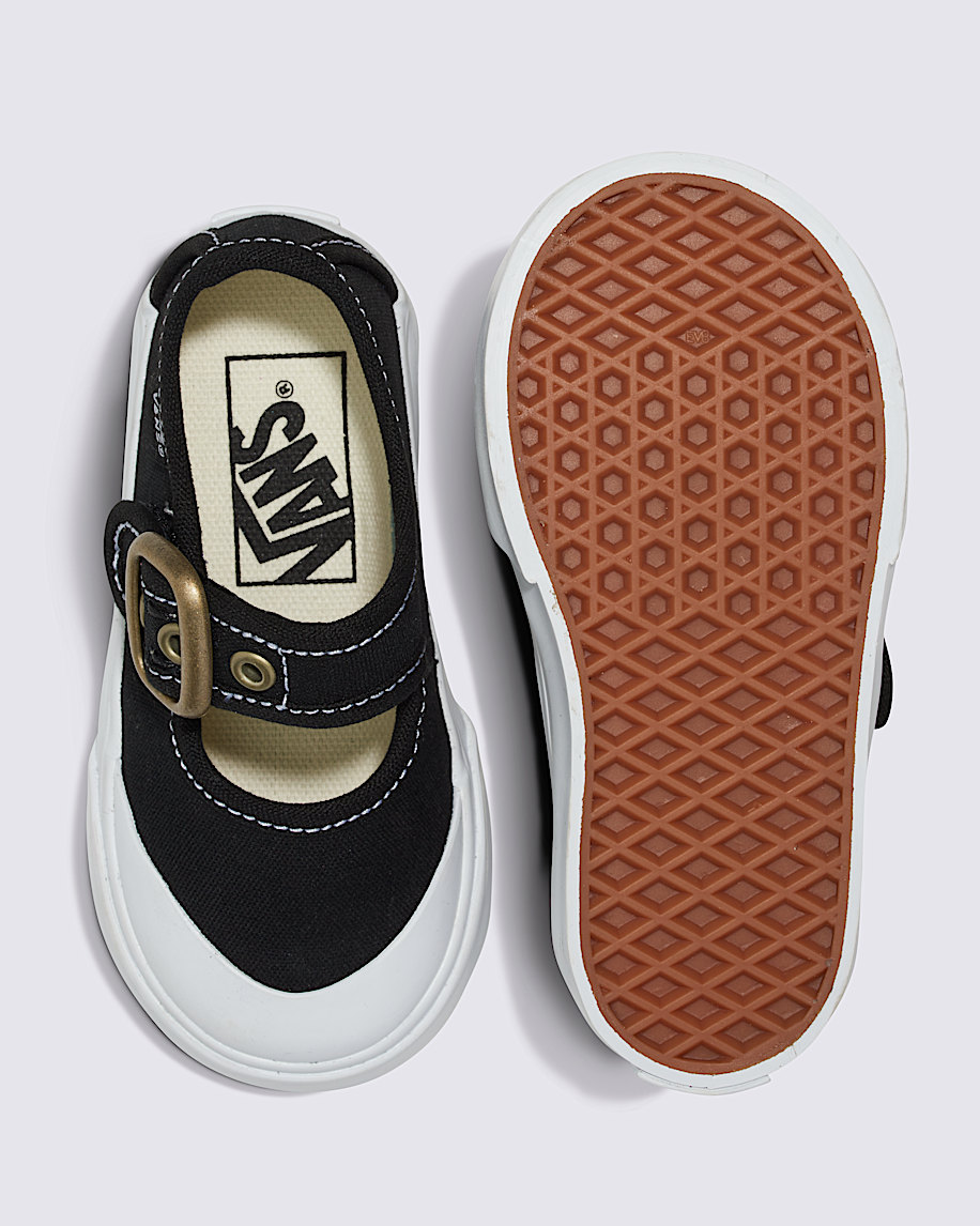 Toddler Mary Jane Shoe in Black/True White | Vans Canada