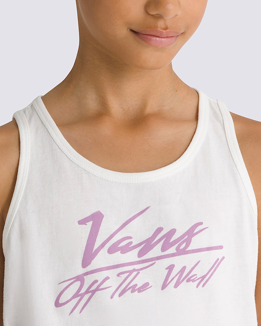 Kids Go Anywhere Tank Top in Marshmallow White | Vans
