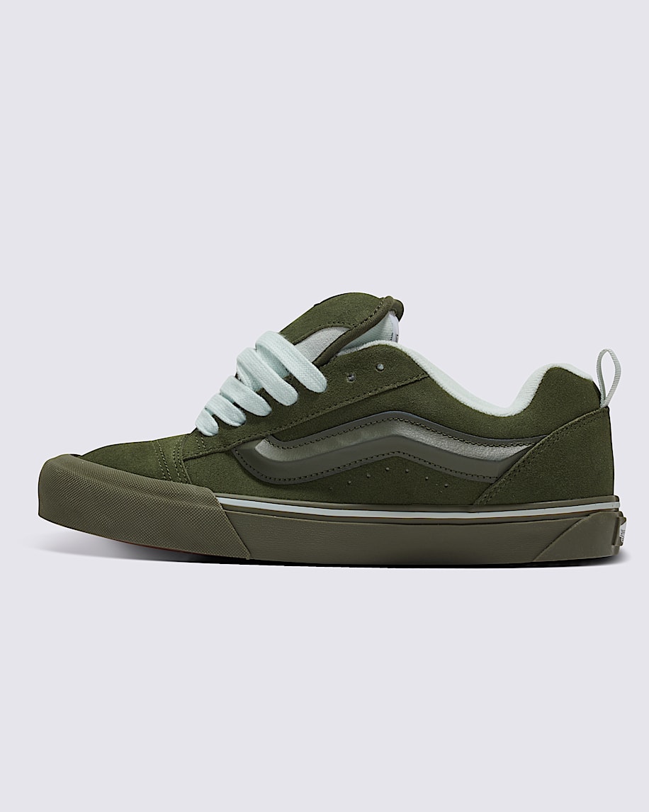 Knu Skool Suede Shoe en Olive Green | Vans CA