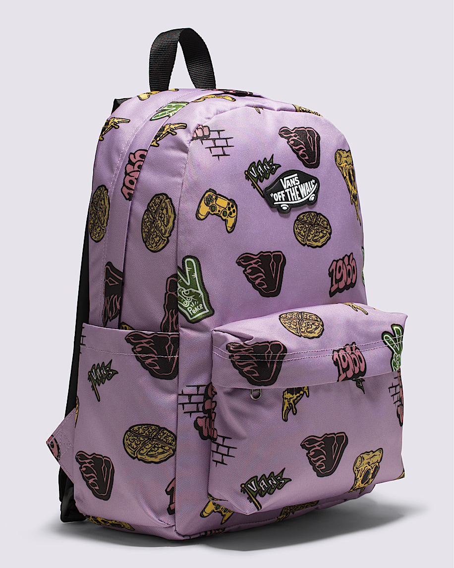 Kids Old Skool Grom Backpack in Lavender Mist Purple | Vans