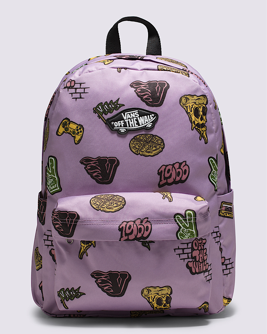 Kids Old Skool Grom Backpack in Lavender Mist Purple | Vans