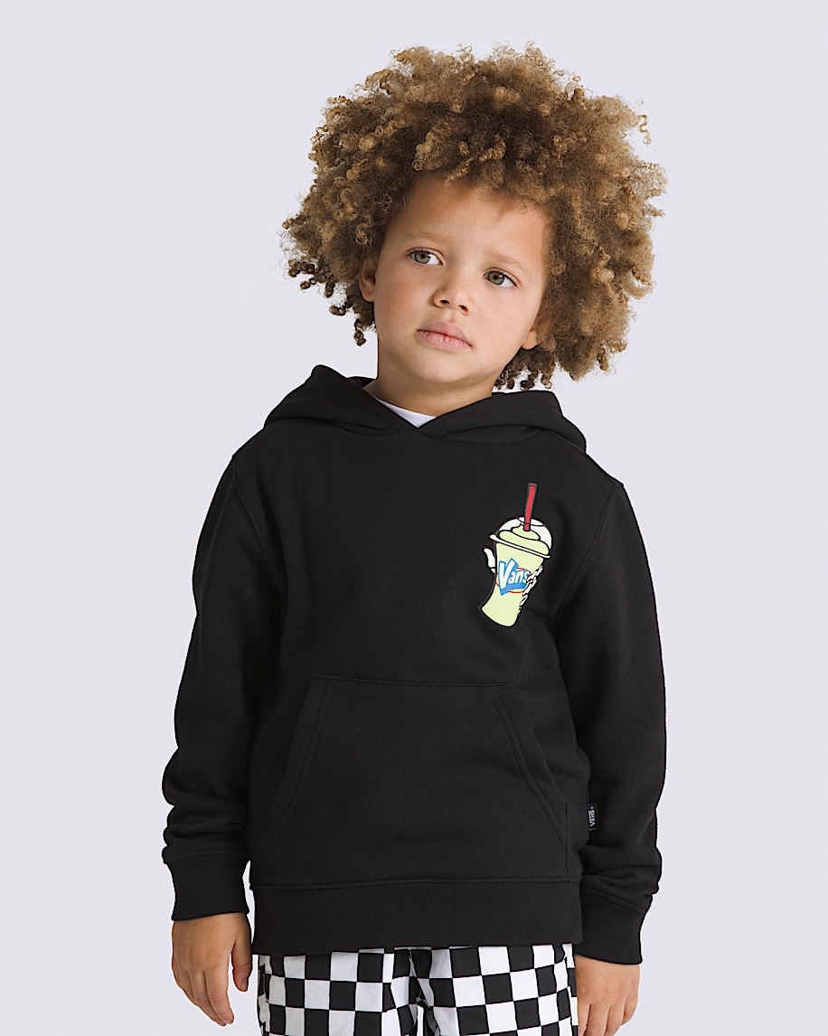 Little Kids Reggie Pullover Hoodie en Black | Vans CA