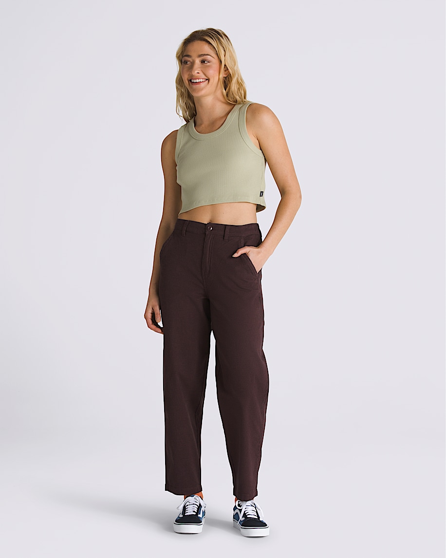 Clifton Barrel Pants in Bitter Chocolate Brown | Vans