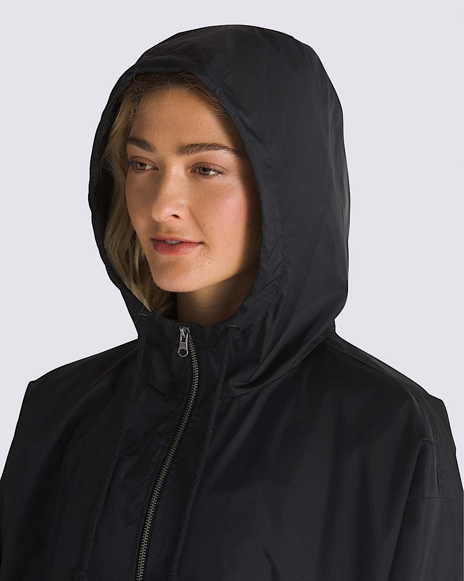 Theo Windbreaker Jacket en Black | Vans CA