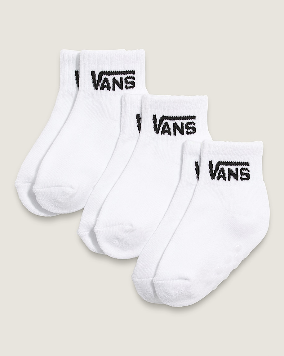 Toddler Vans Classic Half Crew Socks in White | Vans