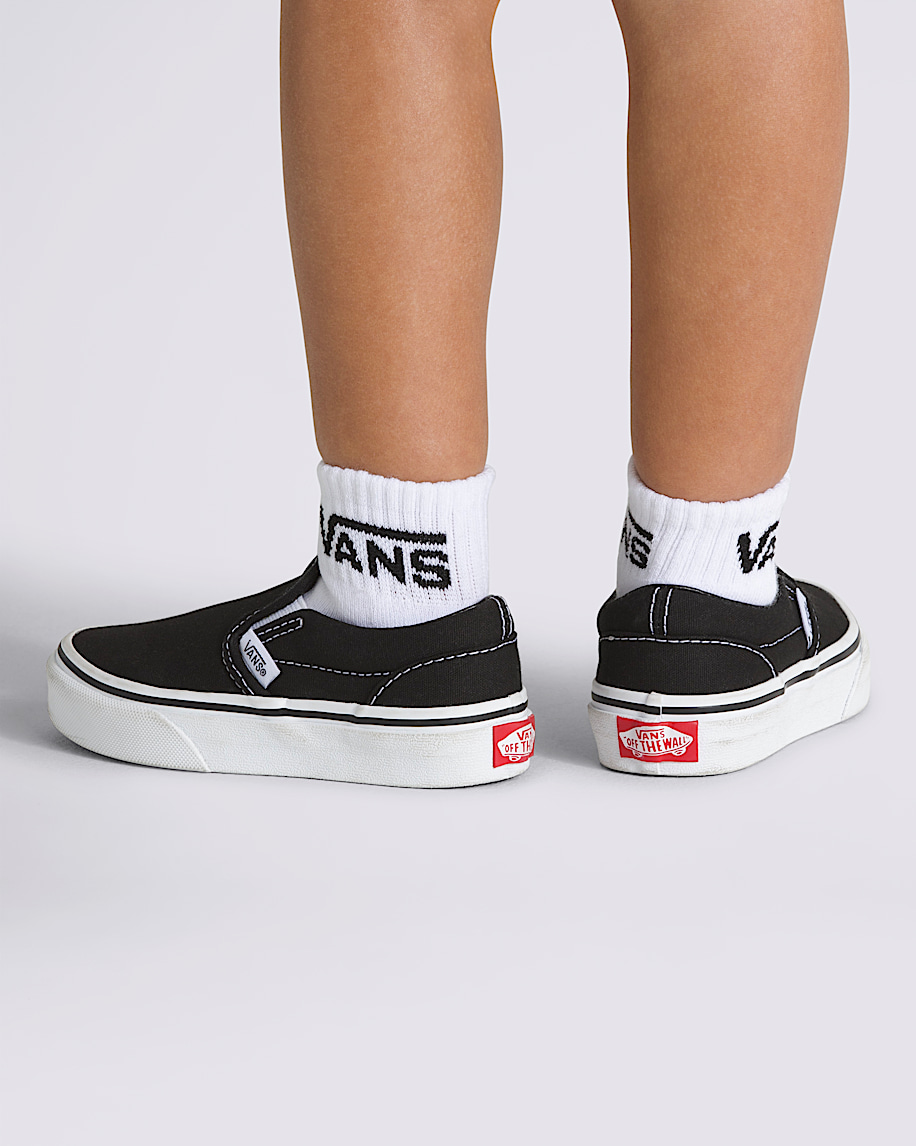 Toddler Vans Classic Half Crew Socks in White | Vans