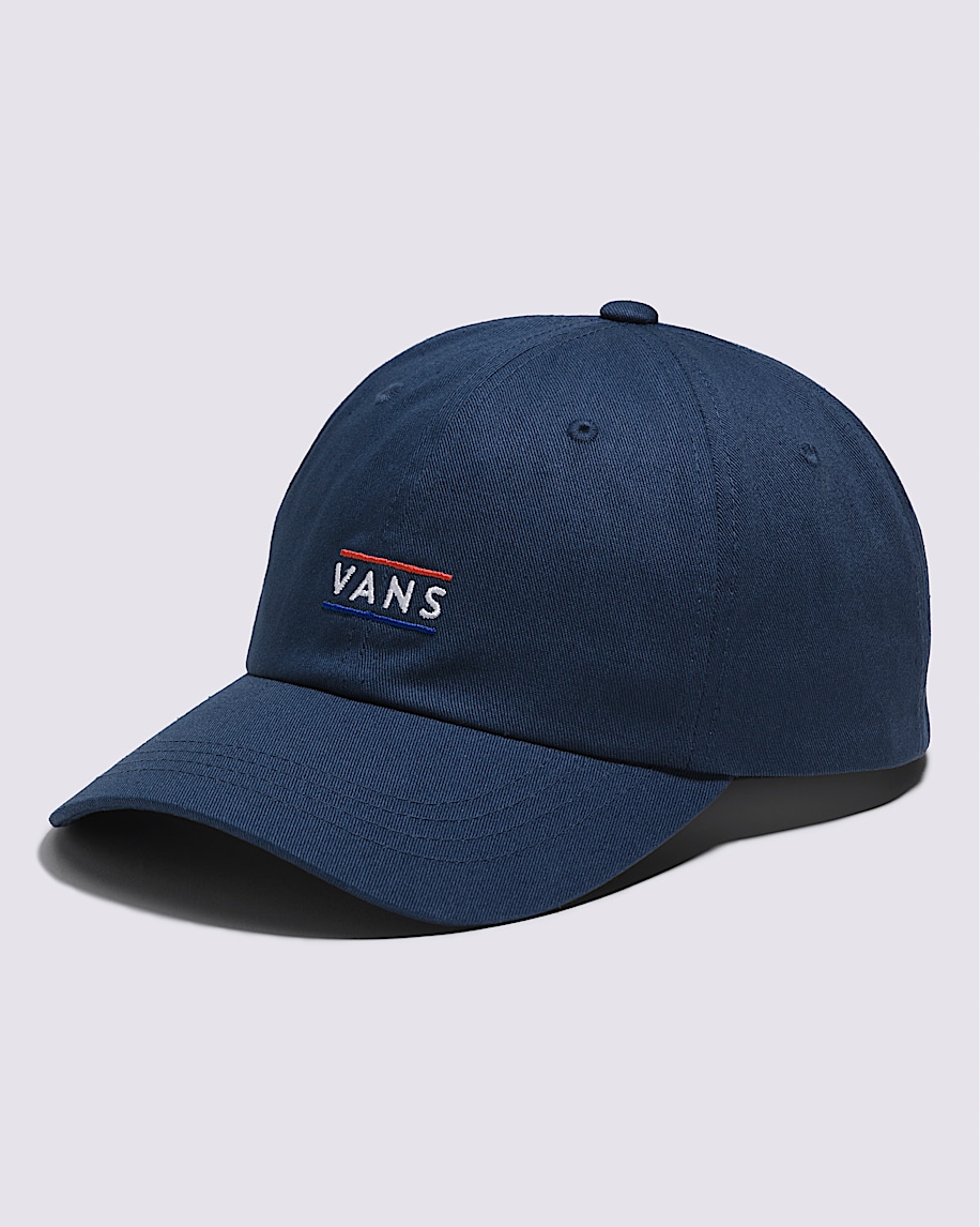 Half Box Curved Bill Jockey Hat en Dress Blues | Vans CA