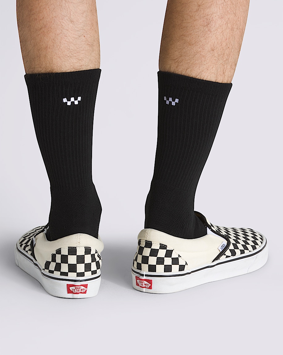 Skate Standard Crew Socks en Black | Vans CA