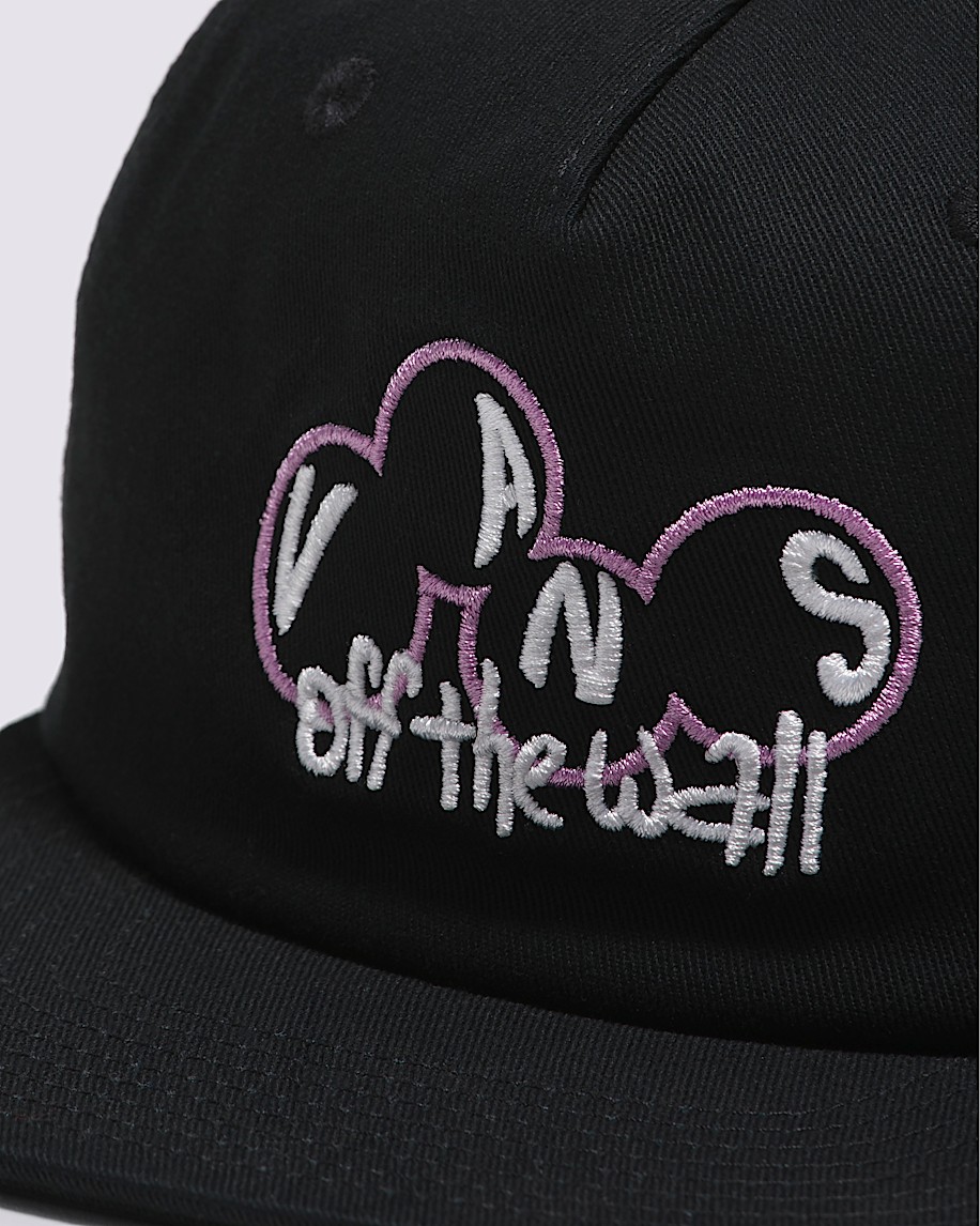 Scuttle Low Unstructured Hat en Black | Vans CA