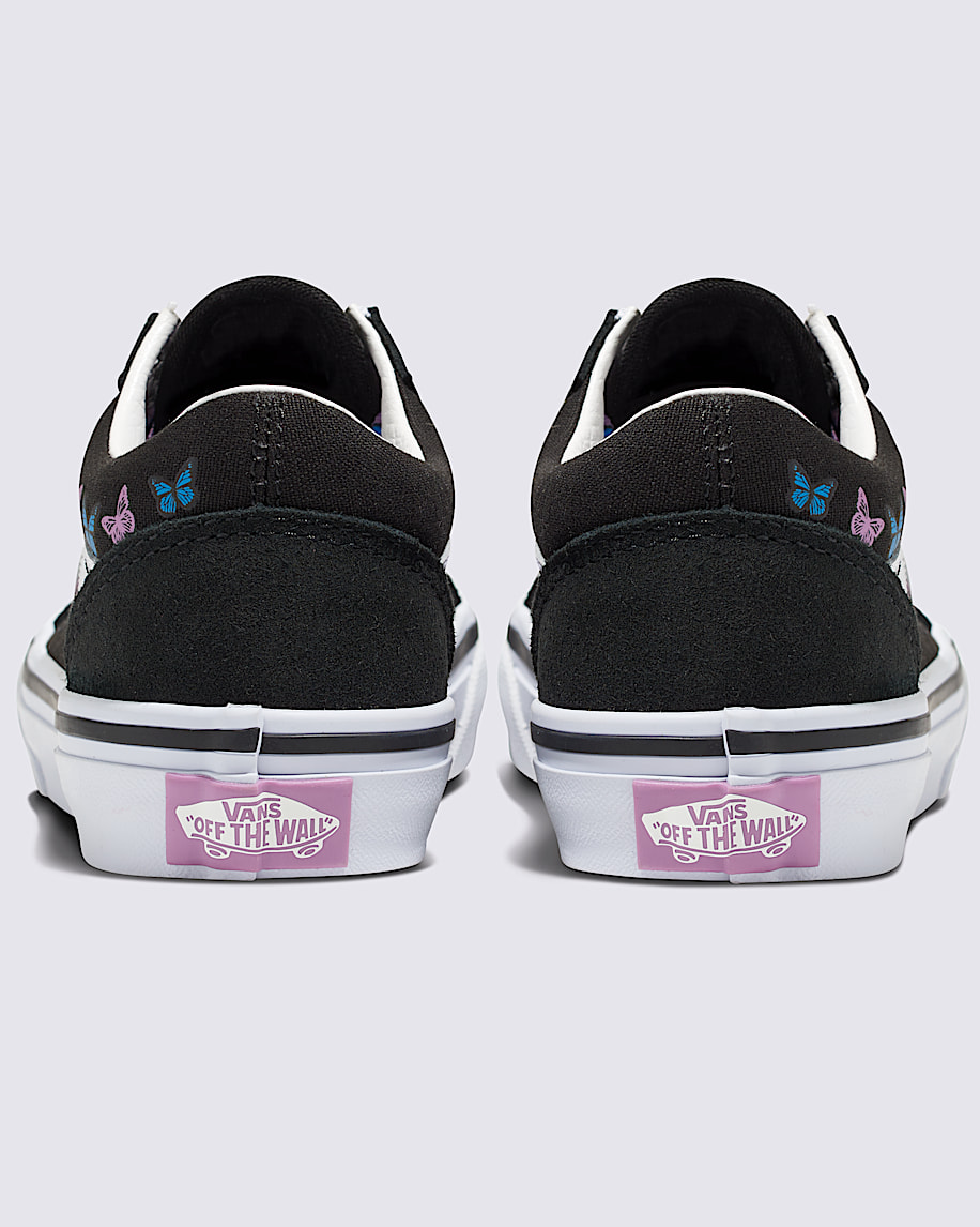 Kids Old Skool Shoe in Butterfly Kisses Black / Multi | Vans Canada