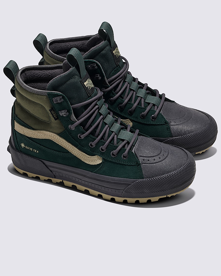MTE Sk8-Hi GORE-TEX Insulated Shoe in Scarab / Grape Leaf Green | Vans
