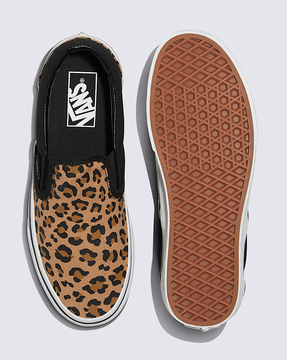Classic Slip-On Leopard Shoe in Animalier Brown | Vans