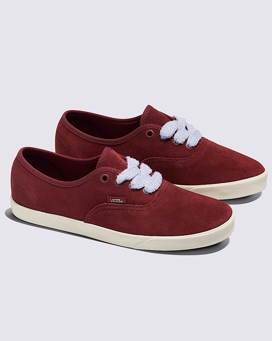 Authentic Lowpro Suede Shoe in Madder Brown / Halogen Blue | Vans