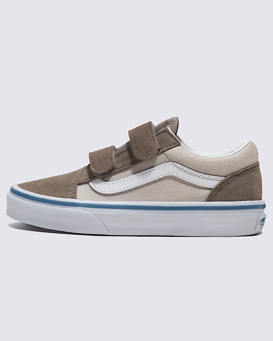 Little Kids Old Skool V Shoe in 2-Tone Driftwood | Vans