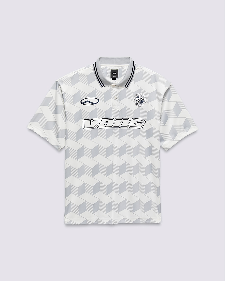 Kids Rigsby Soccer Polo Shirt in Marshmallow | Vans