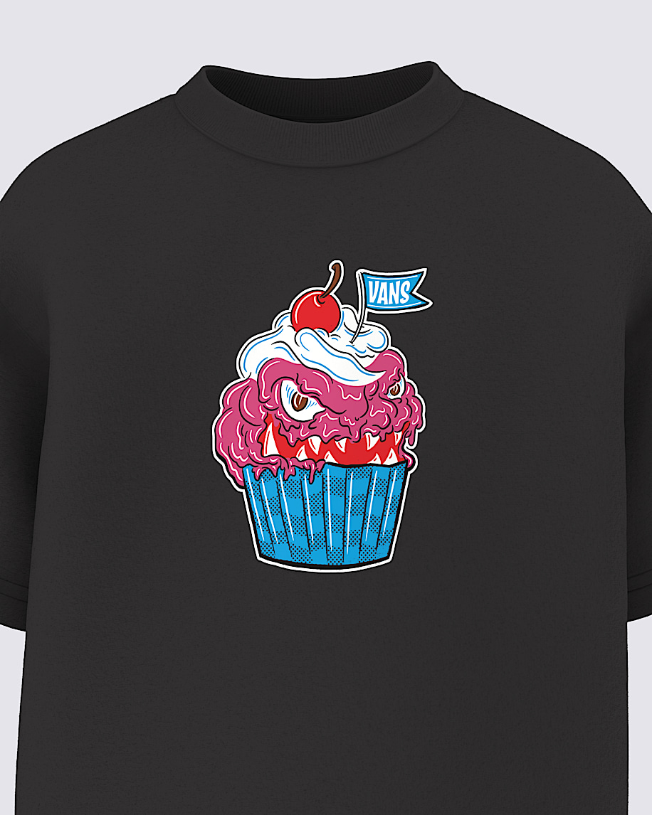 Little Kids Snack Attack T-Shirt in Black | Vans