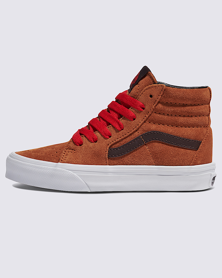 Kids Sk8-Hi Shoe in Glazed Ginger Brown | Vans