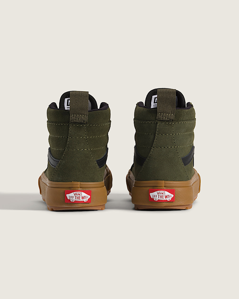 Little Kids MTE Sk8-Hi Shoe in Grape Leaf Green / Gum Brown | Vans