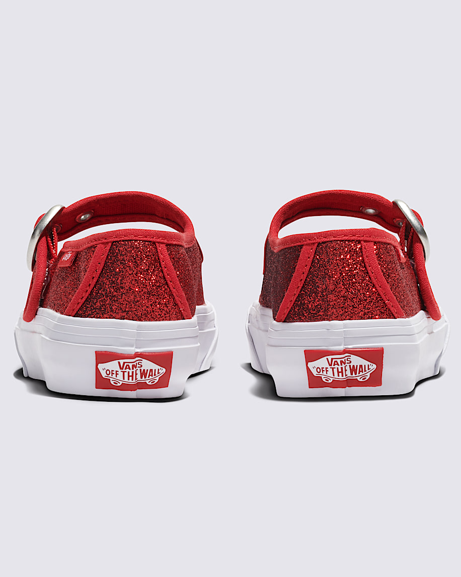 Little Kids Mary Jane Glitter Shoe in Glitter Red | Vans Canada