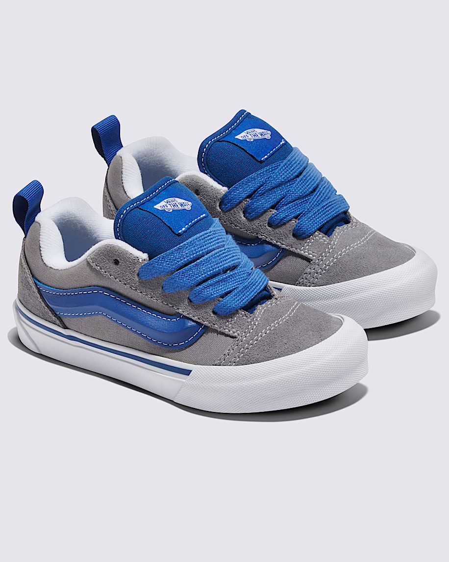 Kids Knu Skool Shoe in Color Pop Grey | Vans