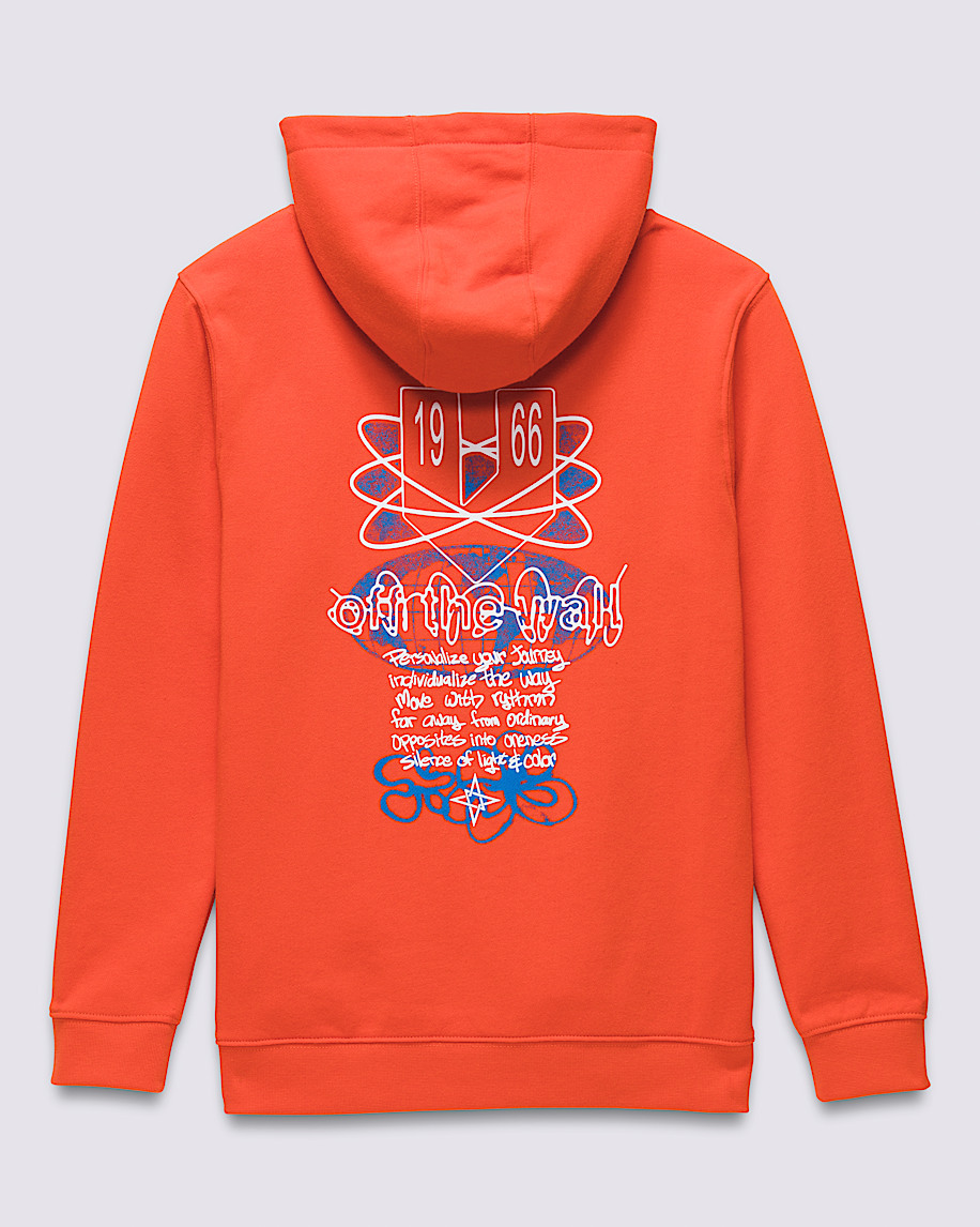 Kids Opway Pullover Hoodie in Fiesta Orange | Vans