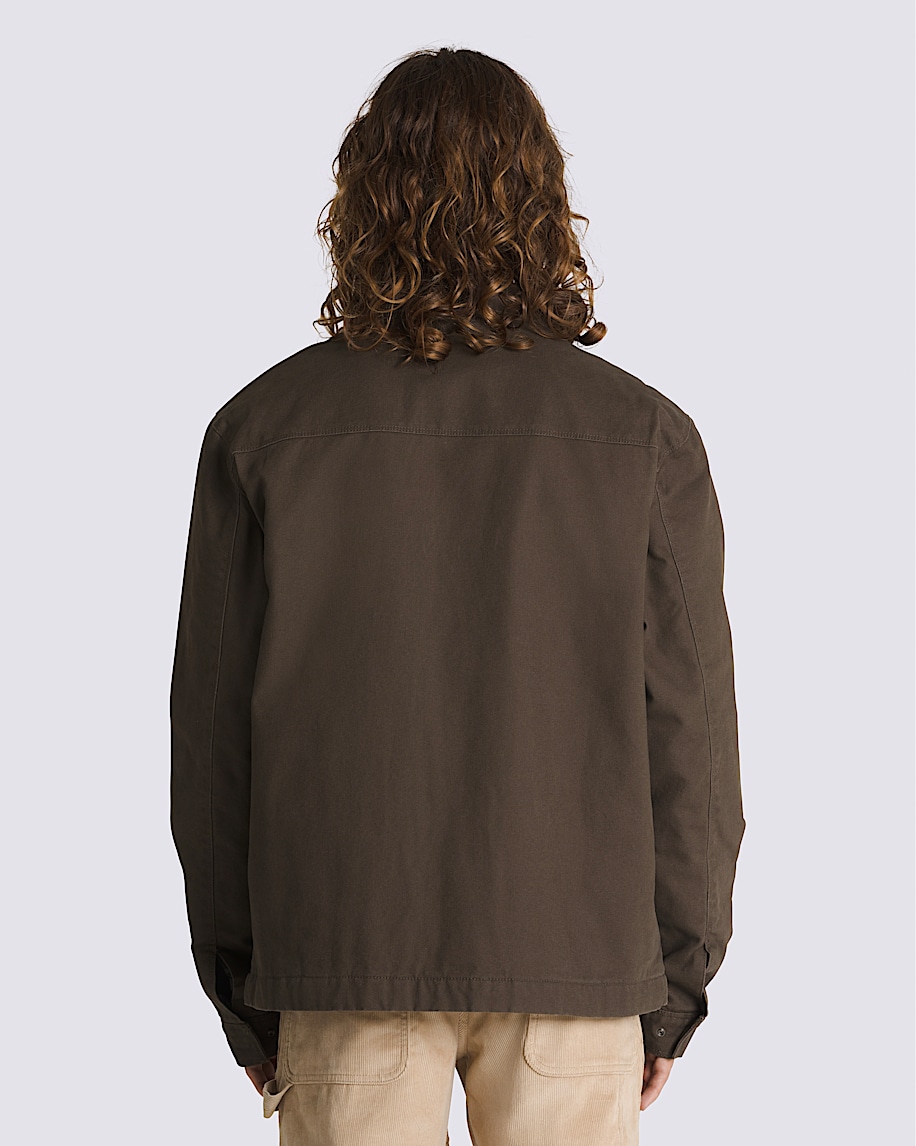 McAvoy Insulated Station Jacket en Turkish Coffee Brown | Vans CA