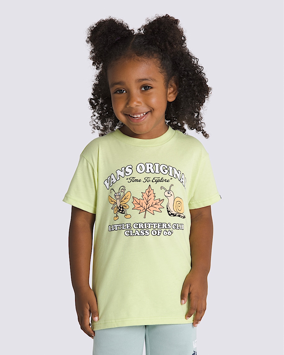 Little Kids Critters T-Shirt in Lime Sherbet Green | Vans
